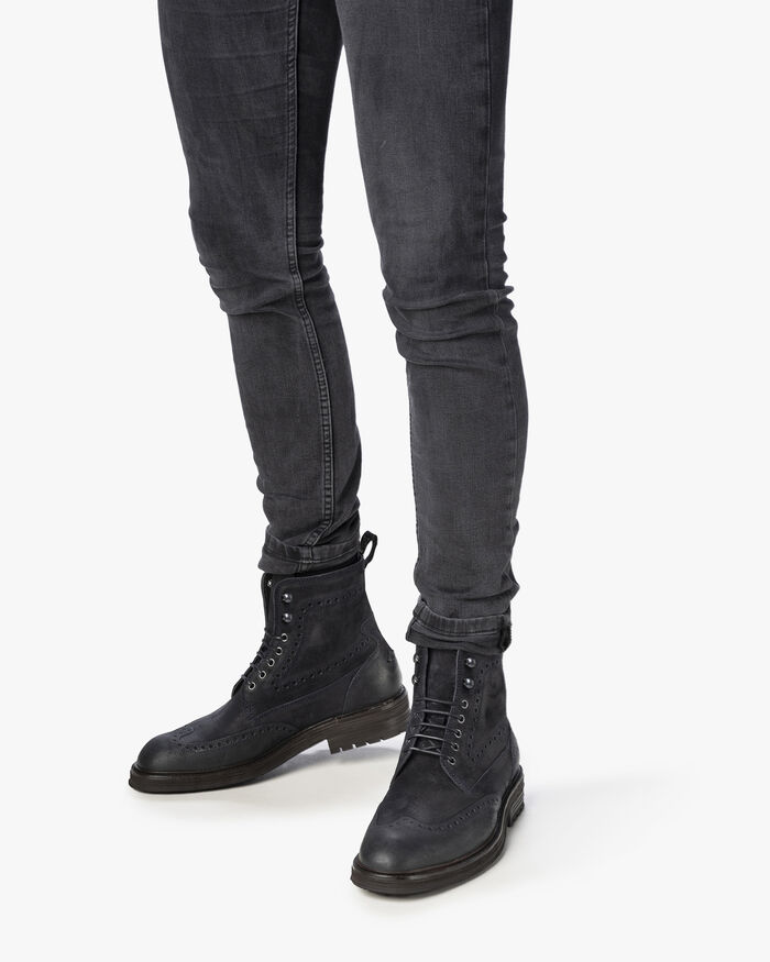 Boots heren Ferri 01.29 Zwart | Floris van Bommel Official